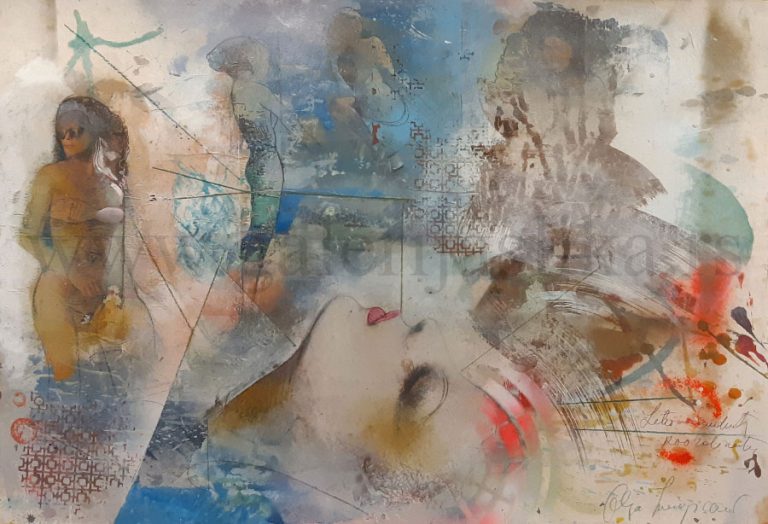 Olja Ivanjicki 70x100cm - Galerija prodaja slika Beli Andjeo Beograd ...